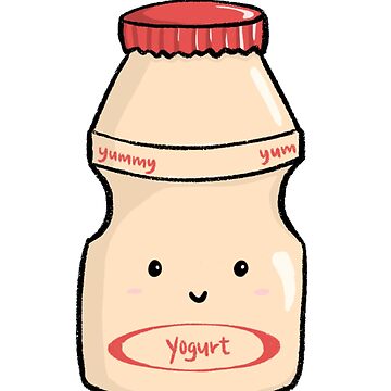 "Yakult Yogurt Drink" Art Print for Sale by ckittyy | Redbubble