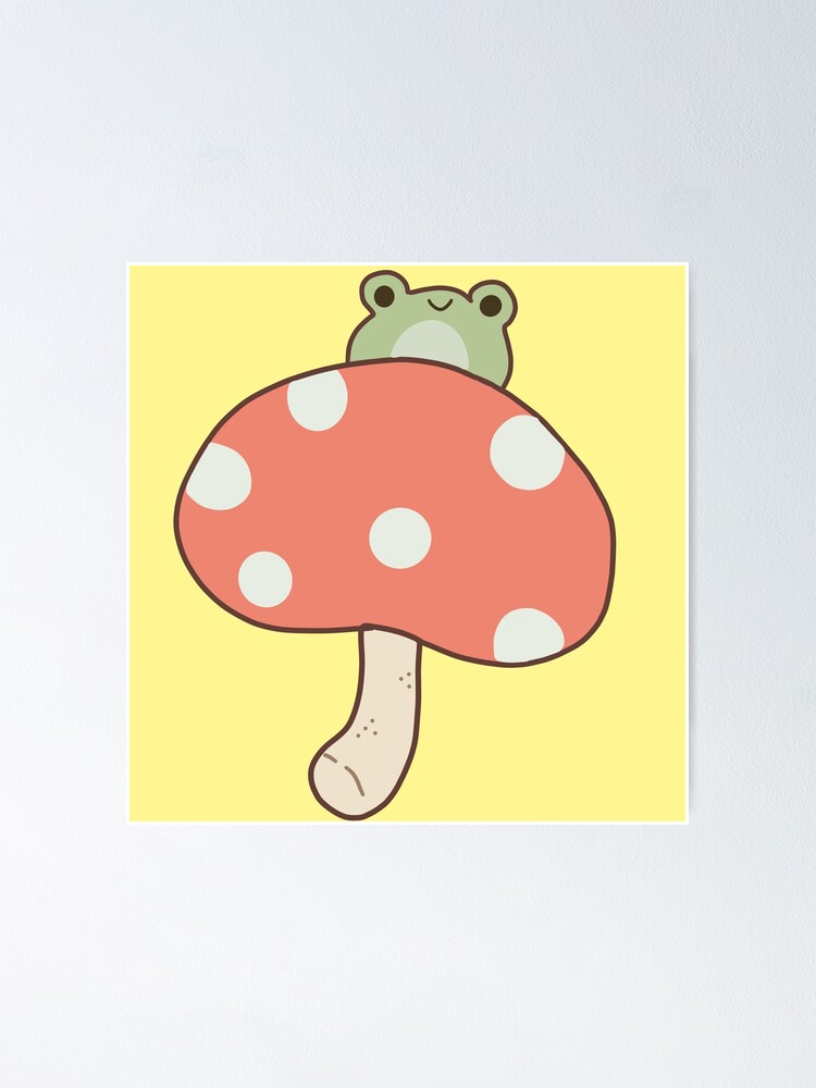 "cute cottagecore inspired frog" Poster for Sale by sistermoiyaa ...