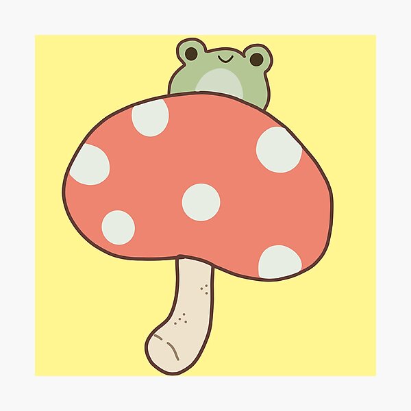 "cute cottagecore inspired frog" Photographic Print for Sale by ...
