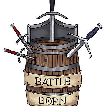 "Fighter - Battle Born" Sticker for Sale by sheppard56 | Redbubble
