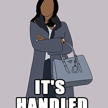 "its handled" Sticker by aluap106 | Redbubble