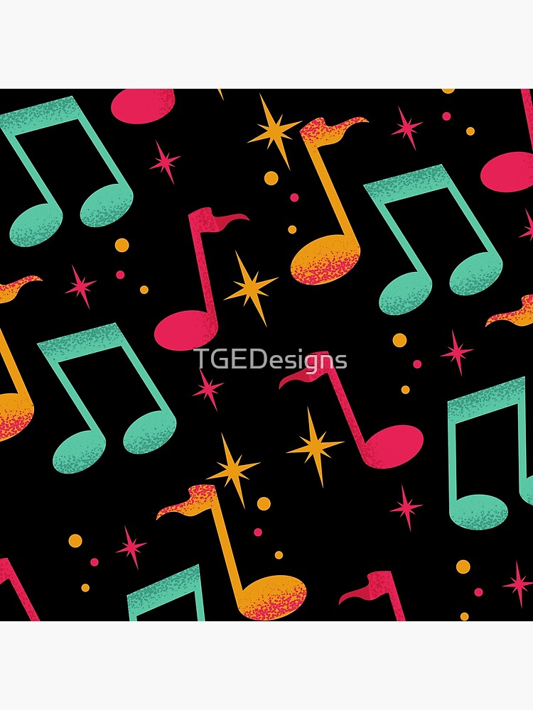 "Rainbow Musical Notes" Poster for Sale by TGEDesigns | Redbubble