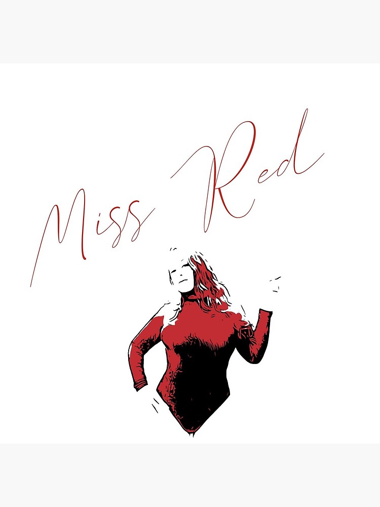 "Miss Red Logo" Photographic Print for Sale by Therealmissred | Redbubble