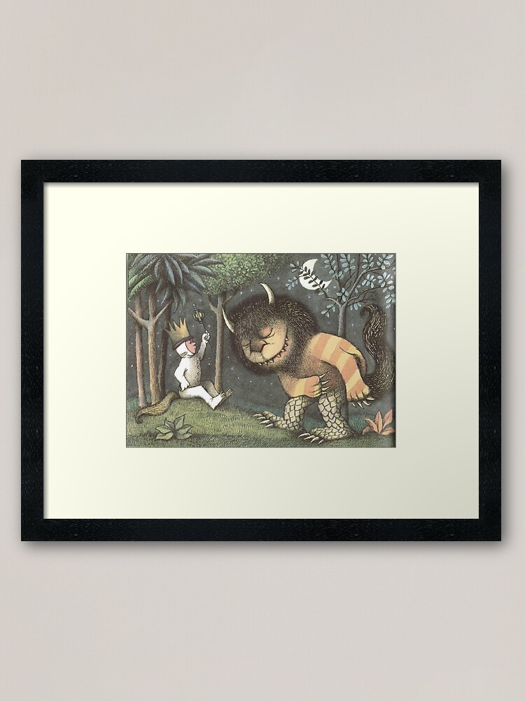 "Where the wild things are" Framed Art Print for Sale by ...