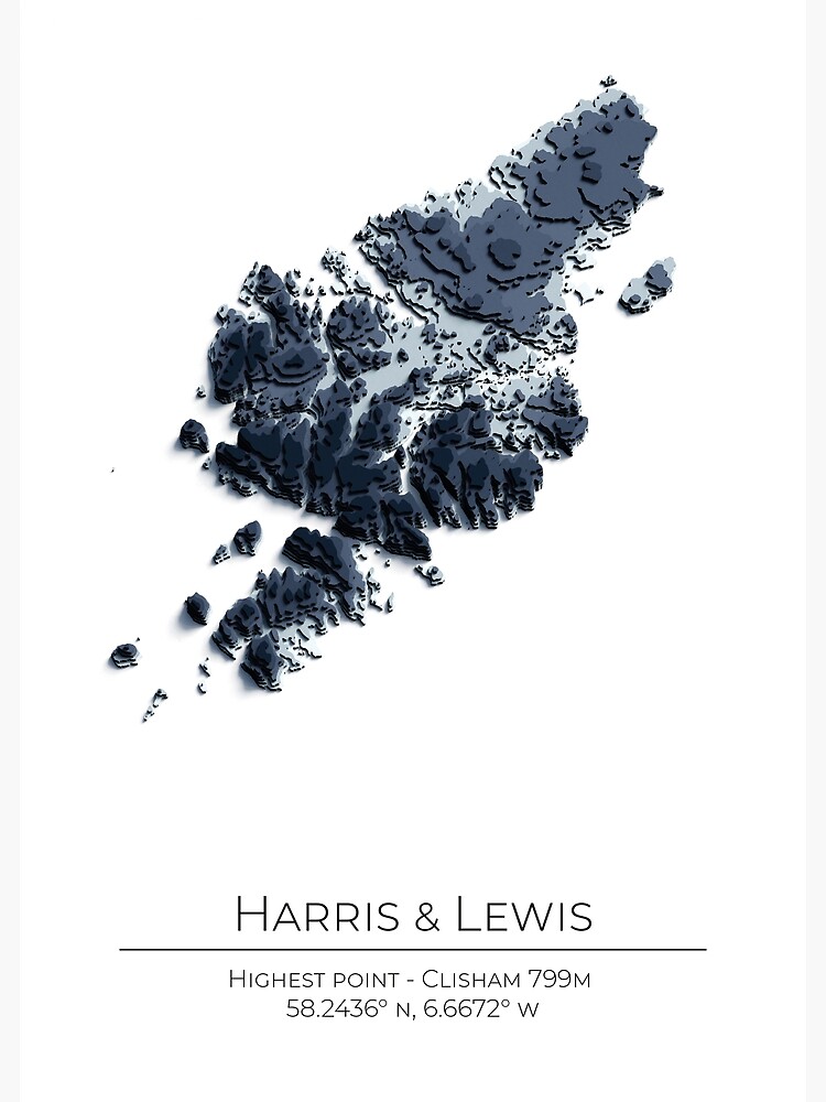 "The Isle of Lewis & Harris" Poster by Walford-Designs | Redbubble