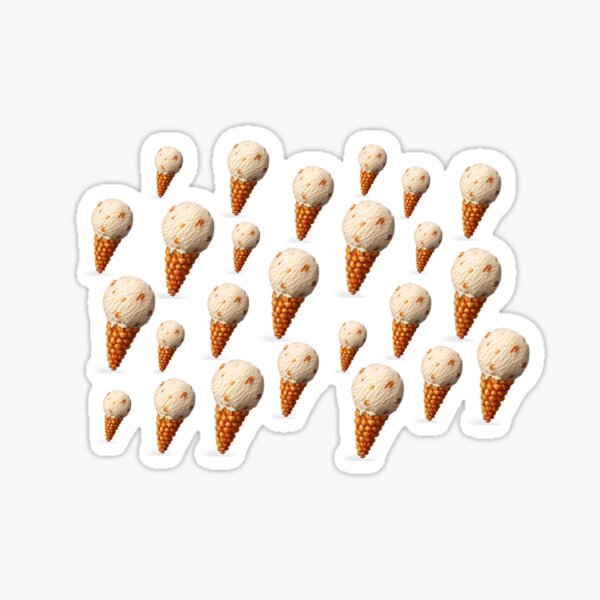 "Hokey Pokey Ice Cream" Sticker by mandiipope | Redbubble