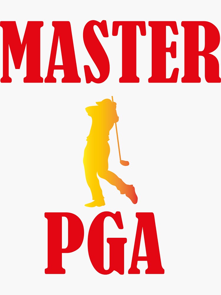 "masters golf pga" Sticker by ThebestArtshop | Redbubble