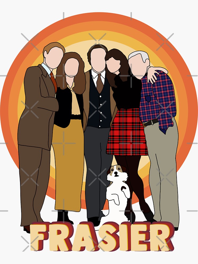 "frasier" Sticker by aluap106 | Redbubble