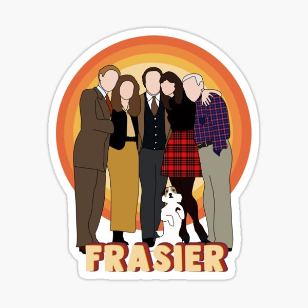 "frasier" Sticker by aluap106 | Redbubble