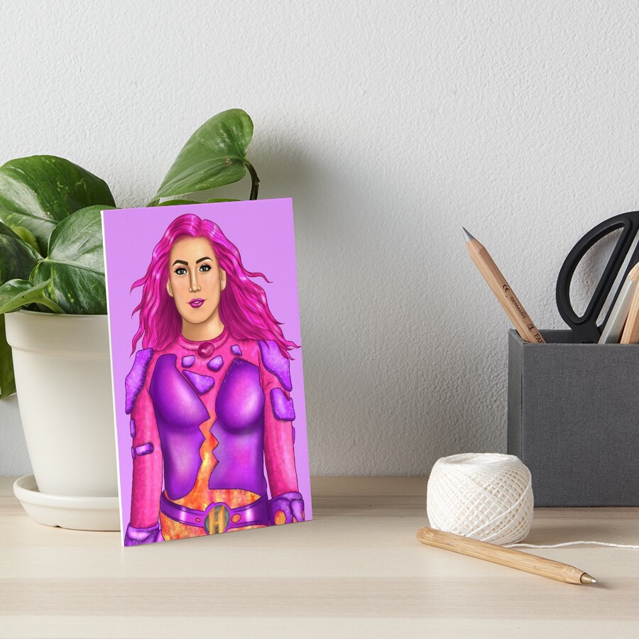 "shark boy and lava Girl drawing WE CAN BE HEROES" Art Board Print by ...