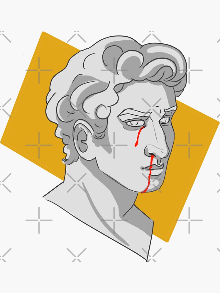 "Handsome " Sticker by AbandonedNSpace | Redbubble