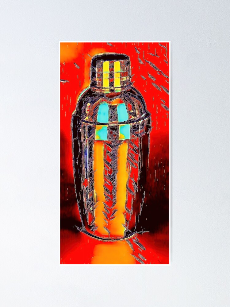 "Cocktail Shaker" Poster by ImageShifting | Redbubble
