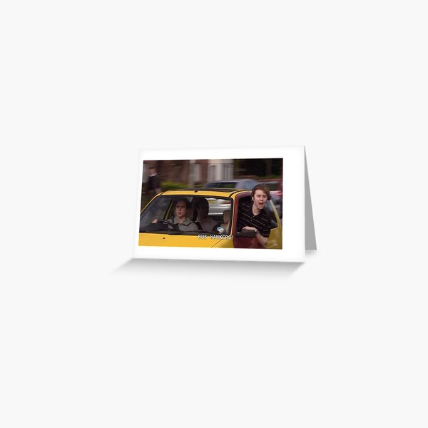 "Bus wankers Jay The Inbetweeners funny quote" Greeting Card for Sale ...