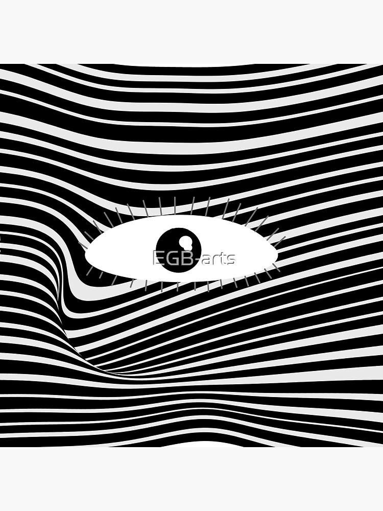 "trippy eye" Sticker for Sale by EGB-arts | Redbubble
