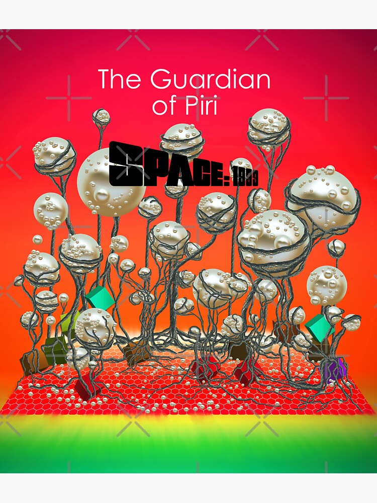 "SPACE: 1999 The Guardian of Piri planet surface" Sticker for Sale by E ...