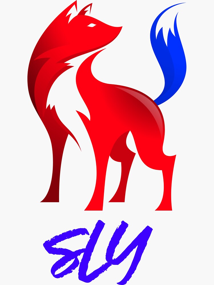 "Sly" Sticker by Ammarzz | Redbubble