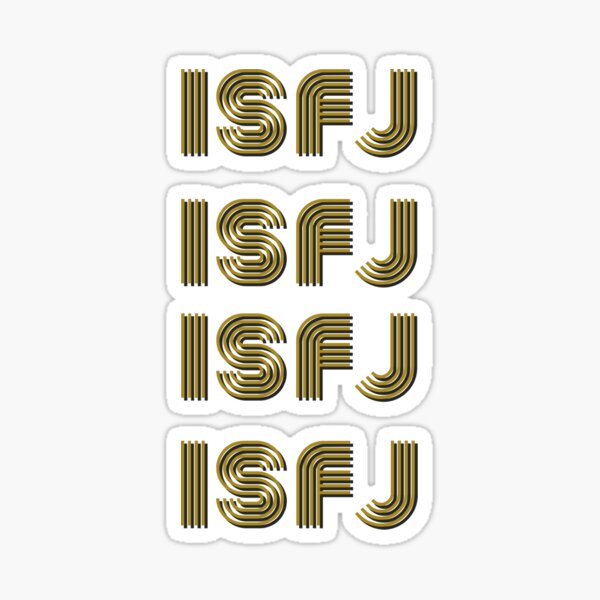 "ISFJ - Myers–Briggs Type Indicator" Sticker for Sale by CaughtInAStorm ...