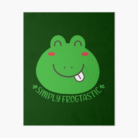 "Simply Frogtastic Kawaii frog" Art Board Print for Sale by KawaiiPark ...