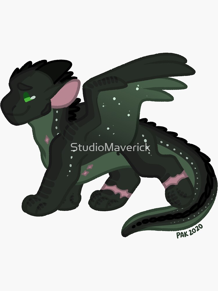 "Foeslayer/Hope- WOF Wings of Fire" Sticker for Sale by StudioMaverick ...