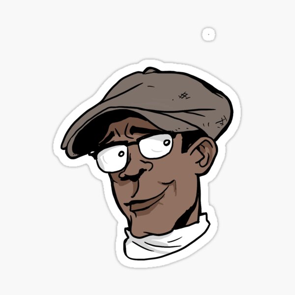 "COOLEY HIGH,Preach." Sticker by millerdrawings | Redbubble