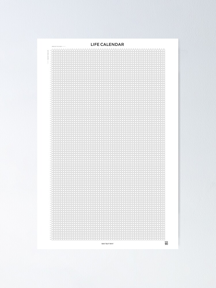 "Life Calendar" Poster for Sale by hendrics | Redbubble