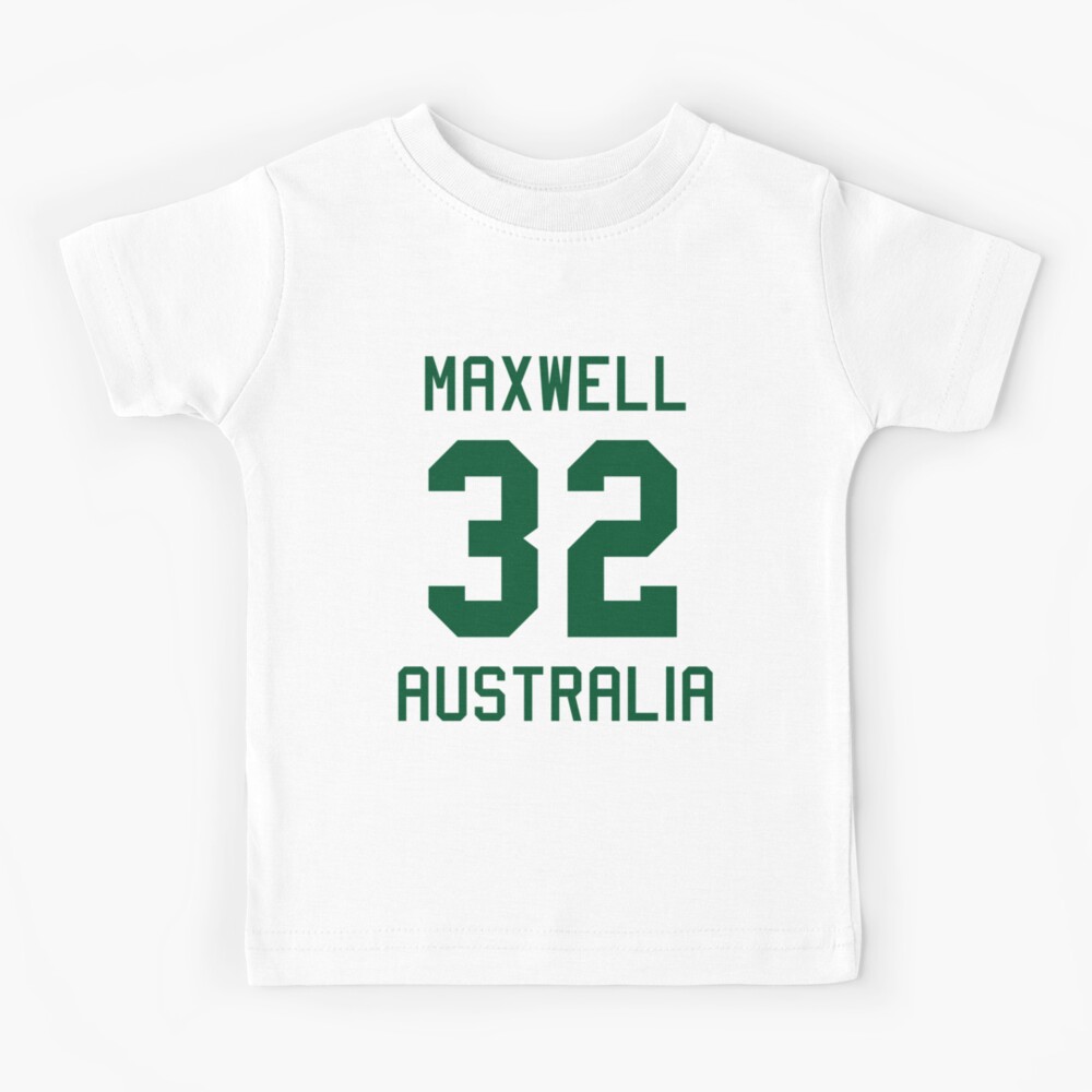 "Glenn Maxwell | 32 | Australian Cricket Jersey" Kids T-Shirt for Sale ...
