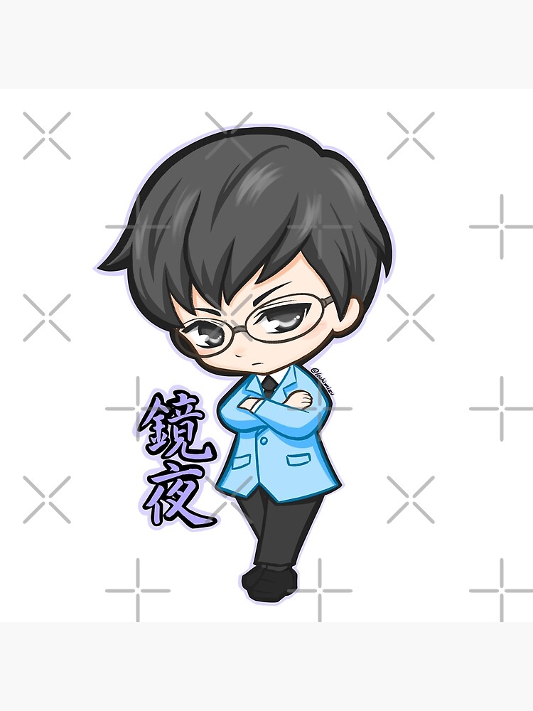 "Chibi Cute Kyoya Senpai Ouran Host " Art Print for Sale by LoShimizu ...