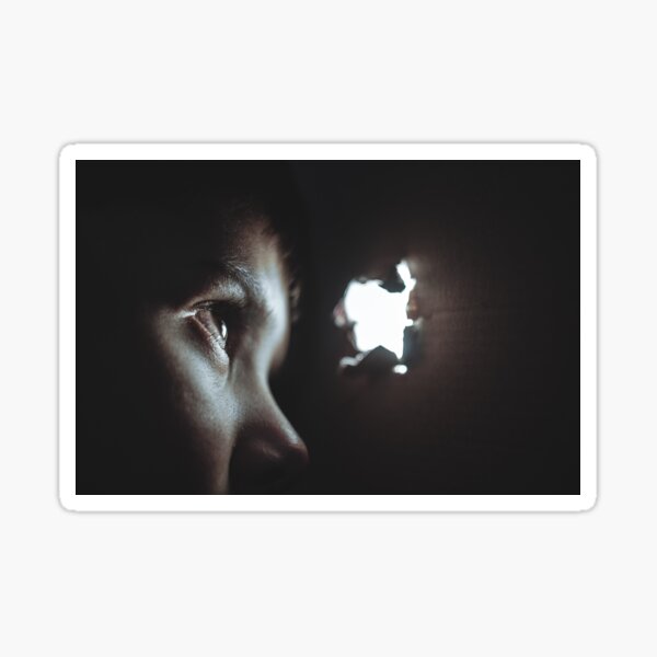 Hiding Face Stickers | Redbubble