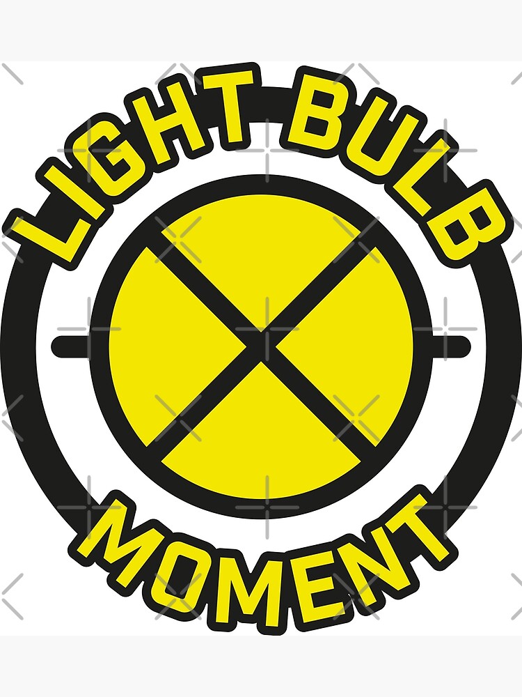 "Light Bulb Moment" Poster by mcanterb | Redbubble