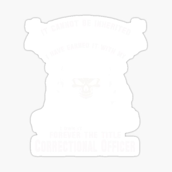 Correctional Officer Stickers | Redbubble