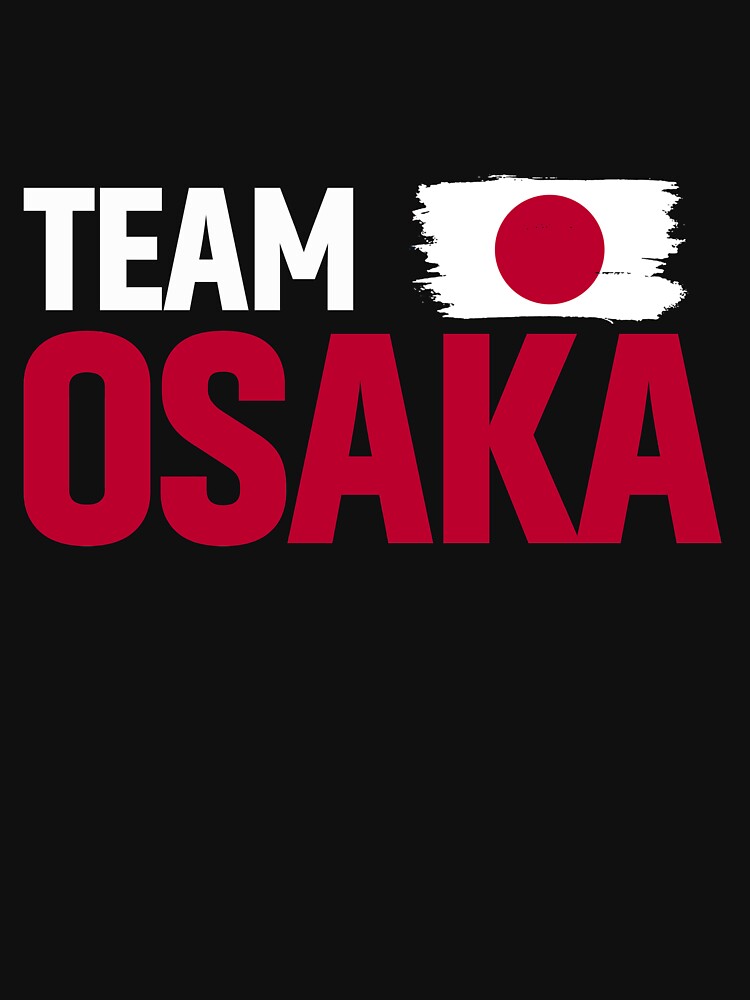 "Team Osaka" T-shirt for Sale by conway92 | Redbubble | naomi osaka t ...