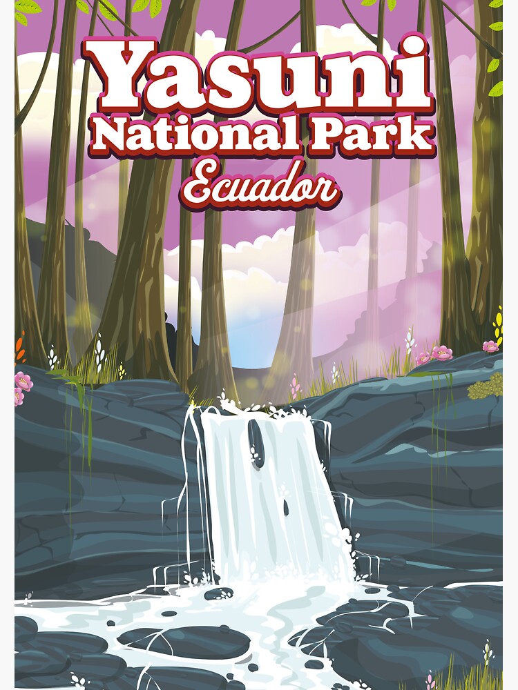Pegatina «Parque Nacional Yasuní Ecuador» de vectorwebstore | Redbubble