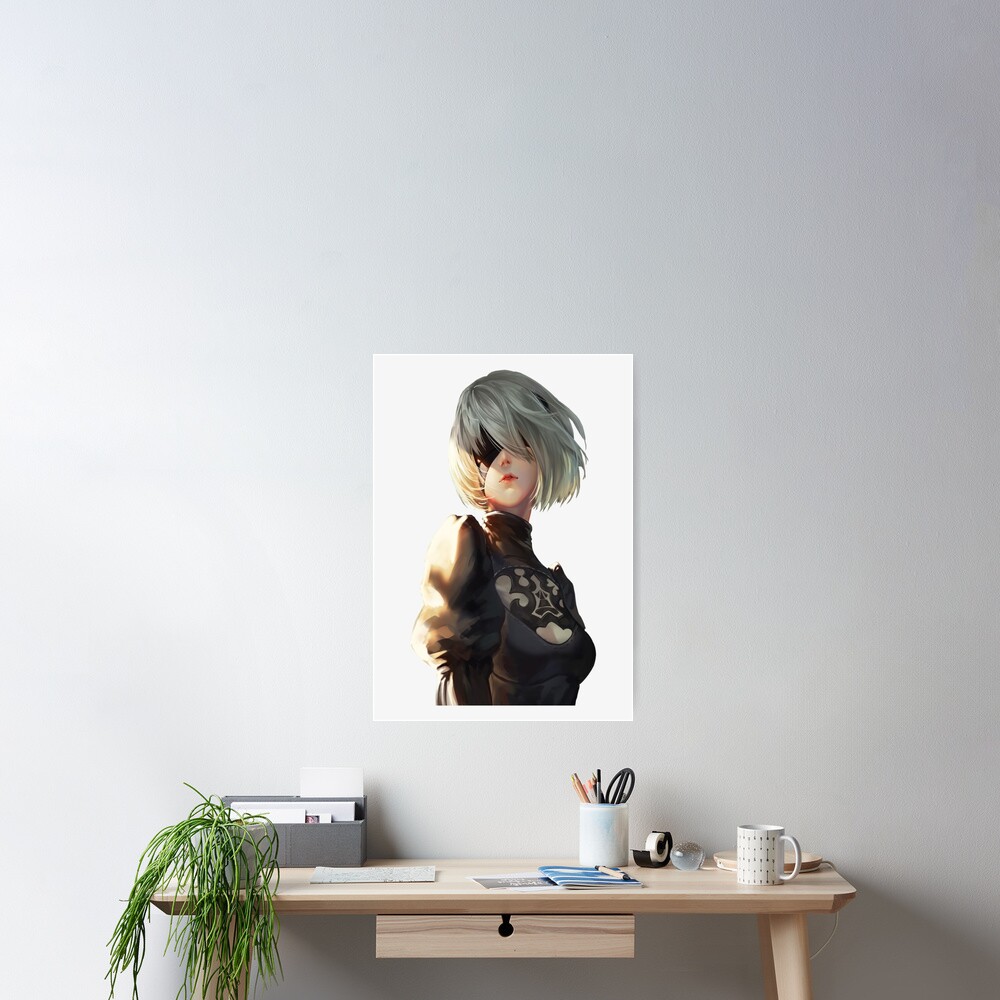 "2B Nier Automata" Poster for Sale by sweahty | Redbubble