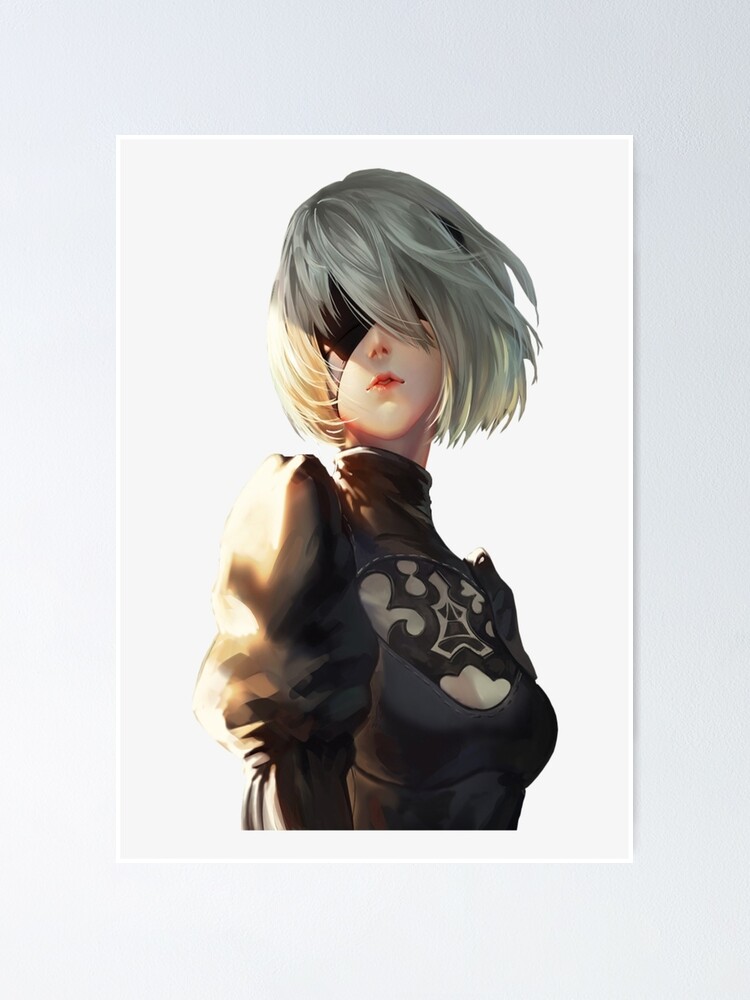 "2B Nier Automata" Poster for Sale by sweahty | Redbubble