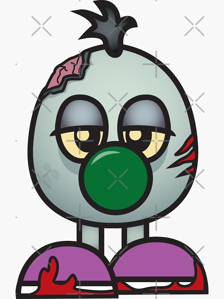 "The Horrifying Journey of Zombini" Sticker for Sale by KrisKarlson ...