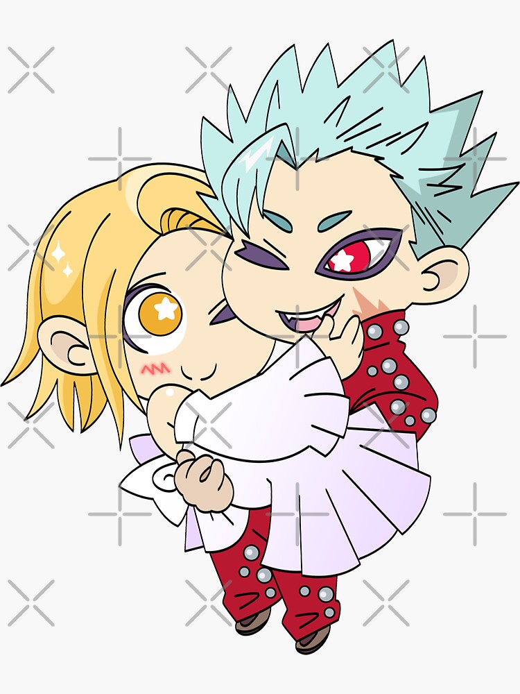 "Nanatsu no Taizai Ban Eleine" Sticker for Sale by chibicarrera | Redbubble