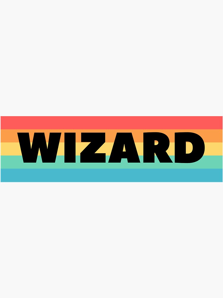 "Wizard Pride LGBT RPG" Sticker for Sale by IdiDesigns | Redbubble