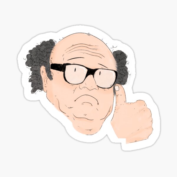 Danny Devito Thumbs Up Sticker For Sale By Yeahitsval Redbubble