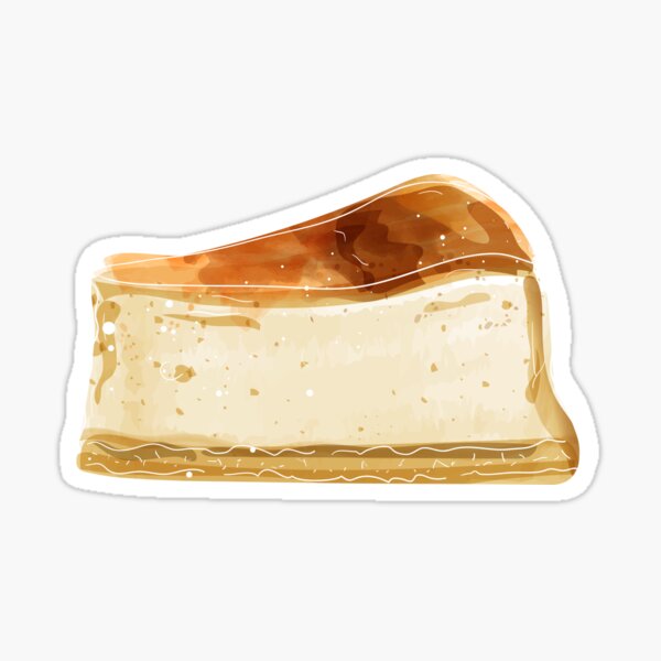 "New York Cheesecake" Sticker by NiftyTrinket | Redbubble