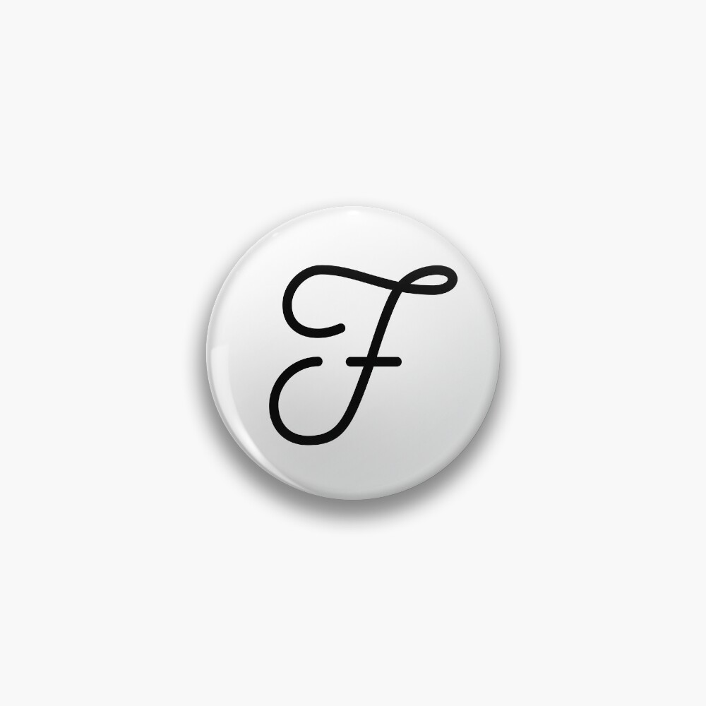 "Cursive F" Sticker for Sale by Jose234 | Redbubble