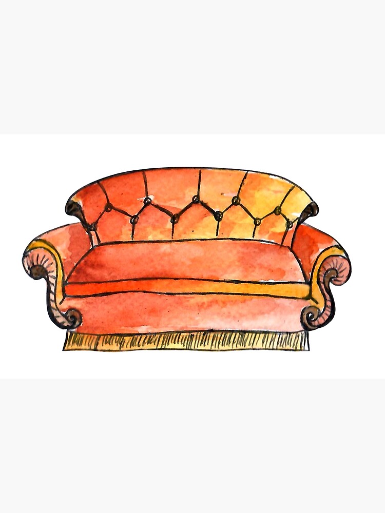 "Friends Couch " Poster for Sale by ellabellamouse | Redbubble