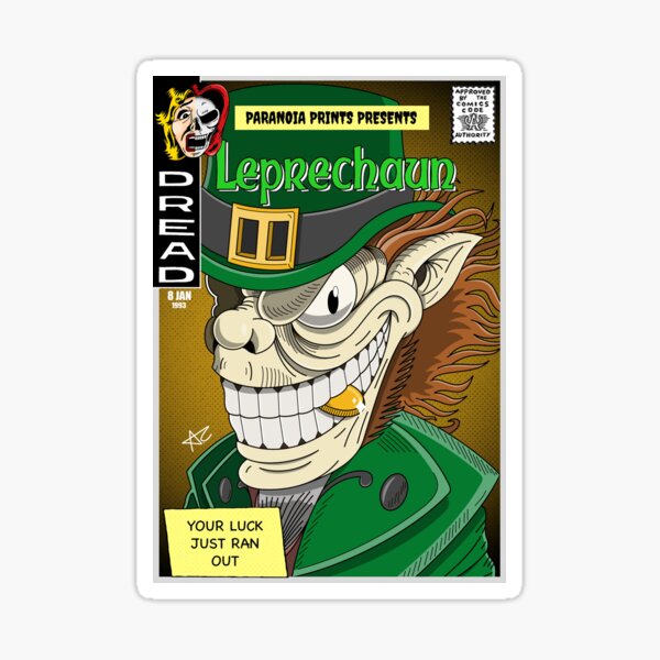"LEPRECHAUN Cover" Sticker for Sale by Cookie2805 | Redbubble