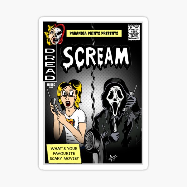 "SCREAM Cover" Sticker for Sale by Cookie2805 | Redbubble