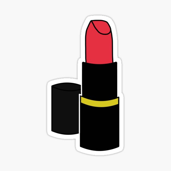 "Lipstick" Sticker for Sale by Sn-factory | Redbubble