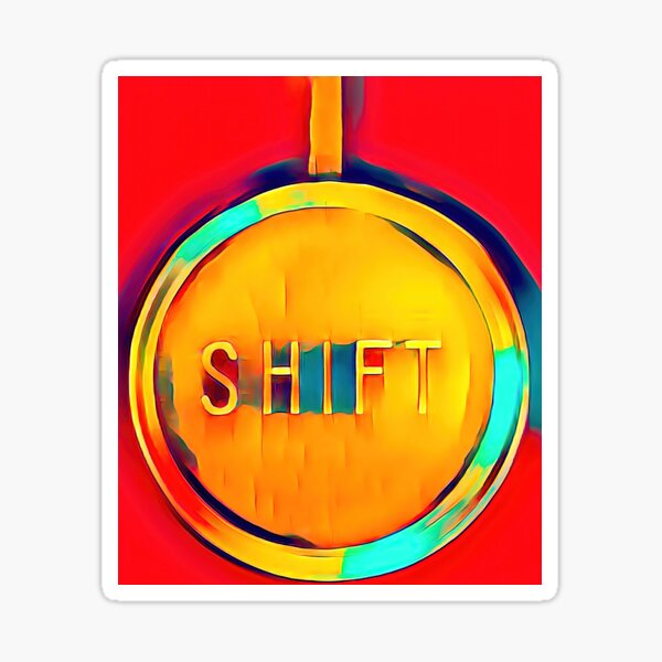 "Shift" Sticker for Sale by ImageShifting | Redbubble