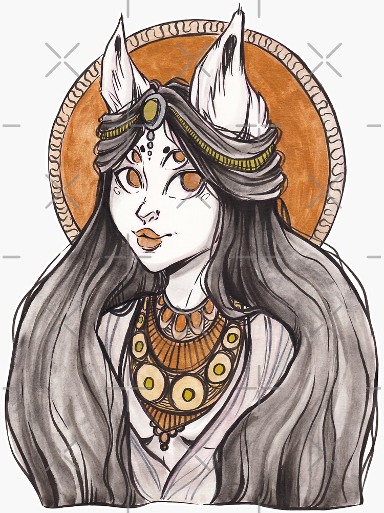 "Golden Goddess" Sticker by kattvalk | Redbubble