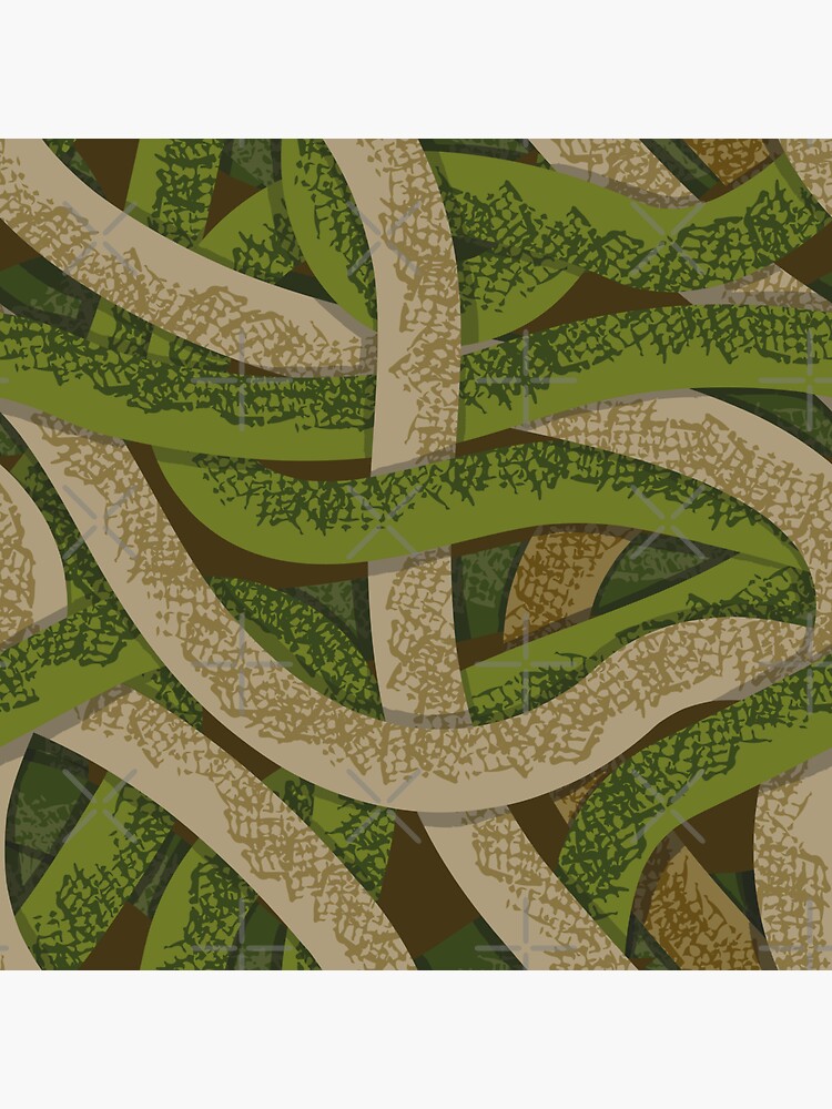 "Snake Coil Repeat" Sticker by JPuckett-Design | Redbubble
