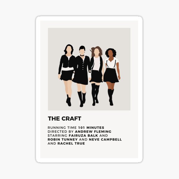 "The Craft Minimalist Poster" Sticker for Sale by honeydesigns | Redbubble