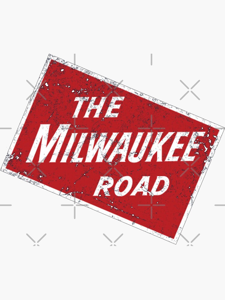 "Milwaukee Road Railroad" Sticker for Sale by kdpearce1 | Redbubble
