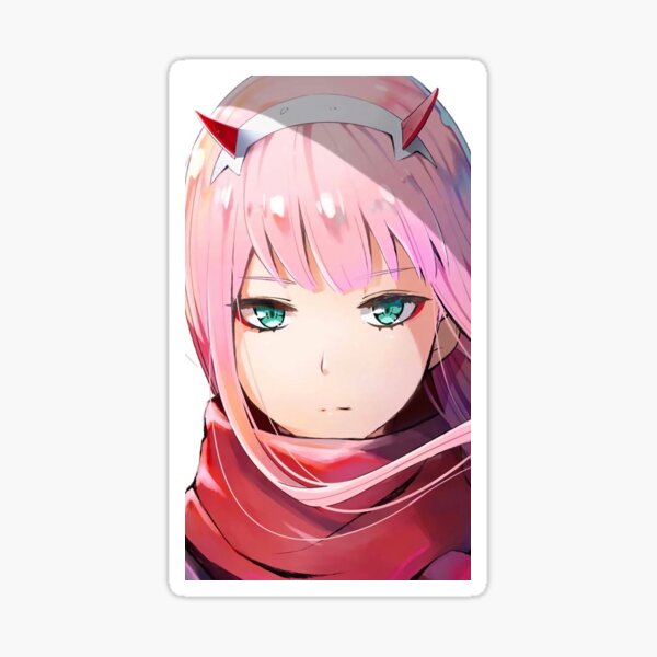 "Zero two" Sticker for Sale by Weebhup | Redbubble